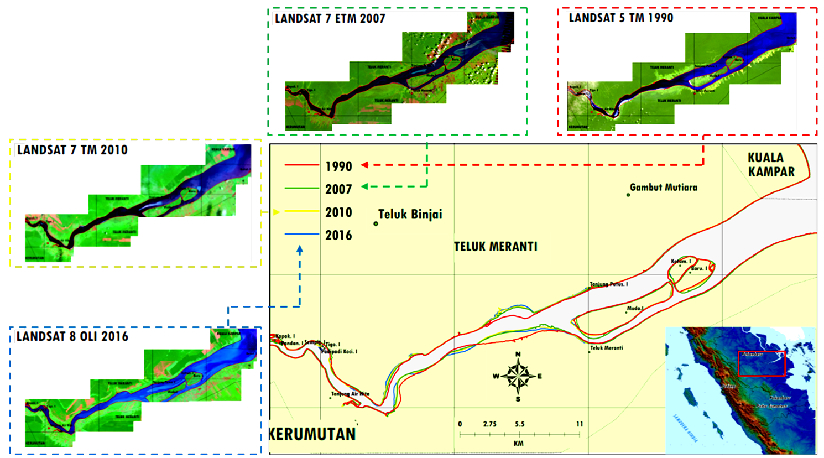 Spatial Analysis of the River Line and Land Cover Changes in the Kampar ...
