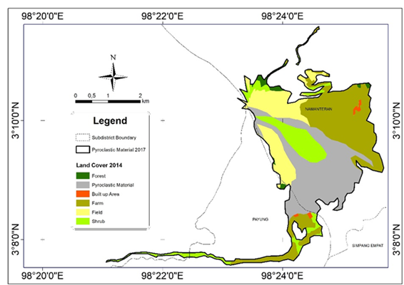 Remote Sensing Imagery and GIS for Monitoring the Pyroclastic Material ...